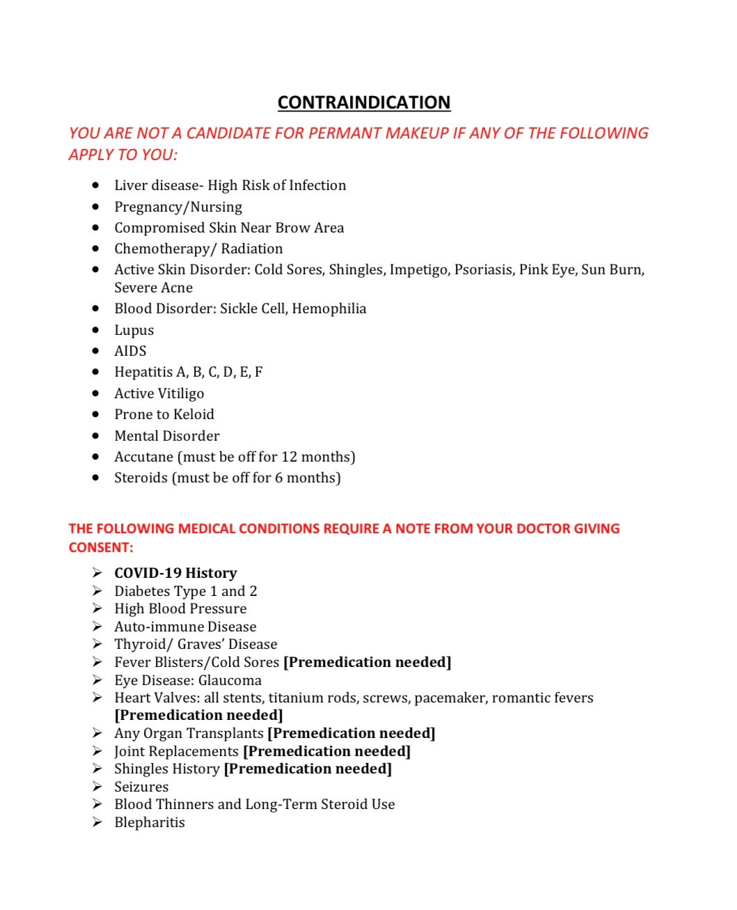 Contraindications Makeup | Saubhaya Makeup